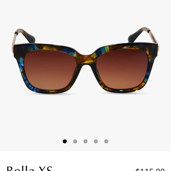 Diff Eyewear | Accessories | New Diff Eyewear Bella Xs Sunglasses ...